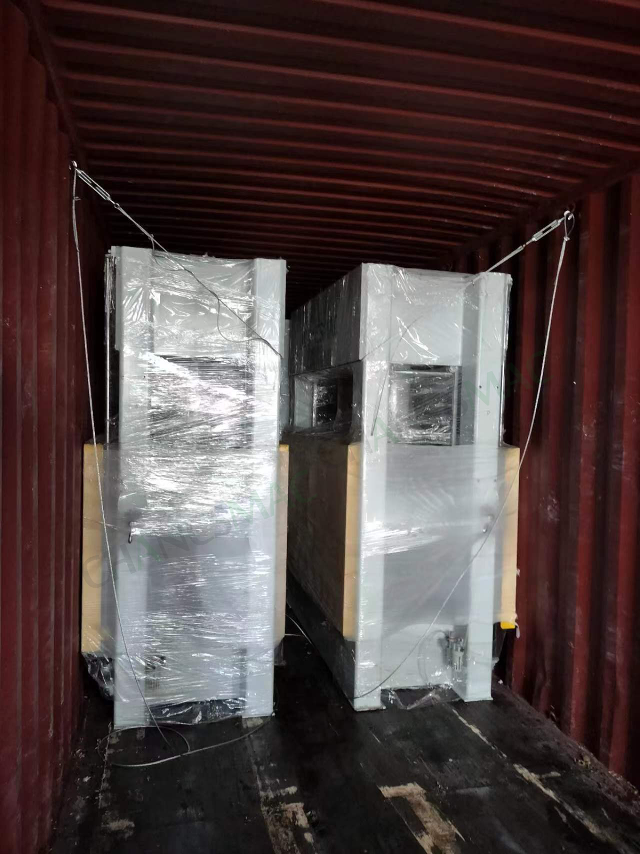HF plywood bending press shipping to Ukraine | CHANCSMAC