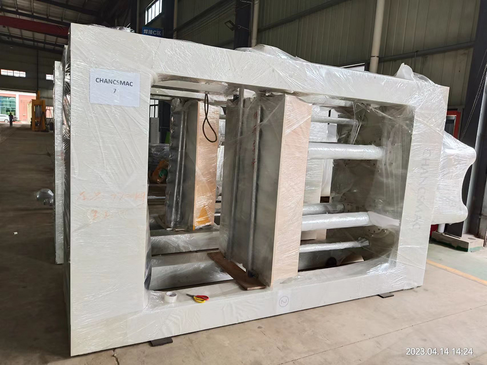Bed slats bending press container loading to Ukraine | CHANCSMAC